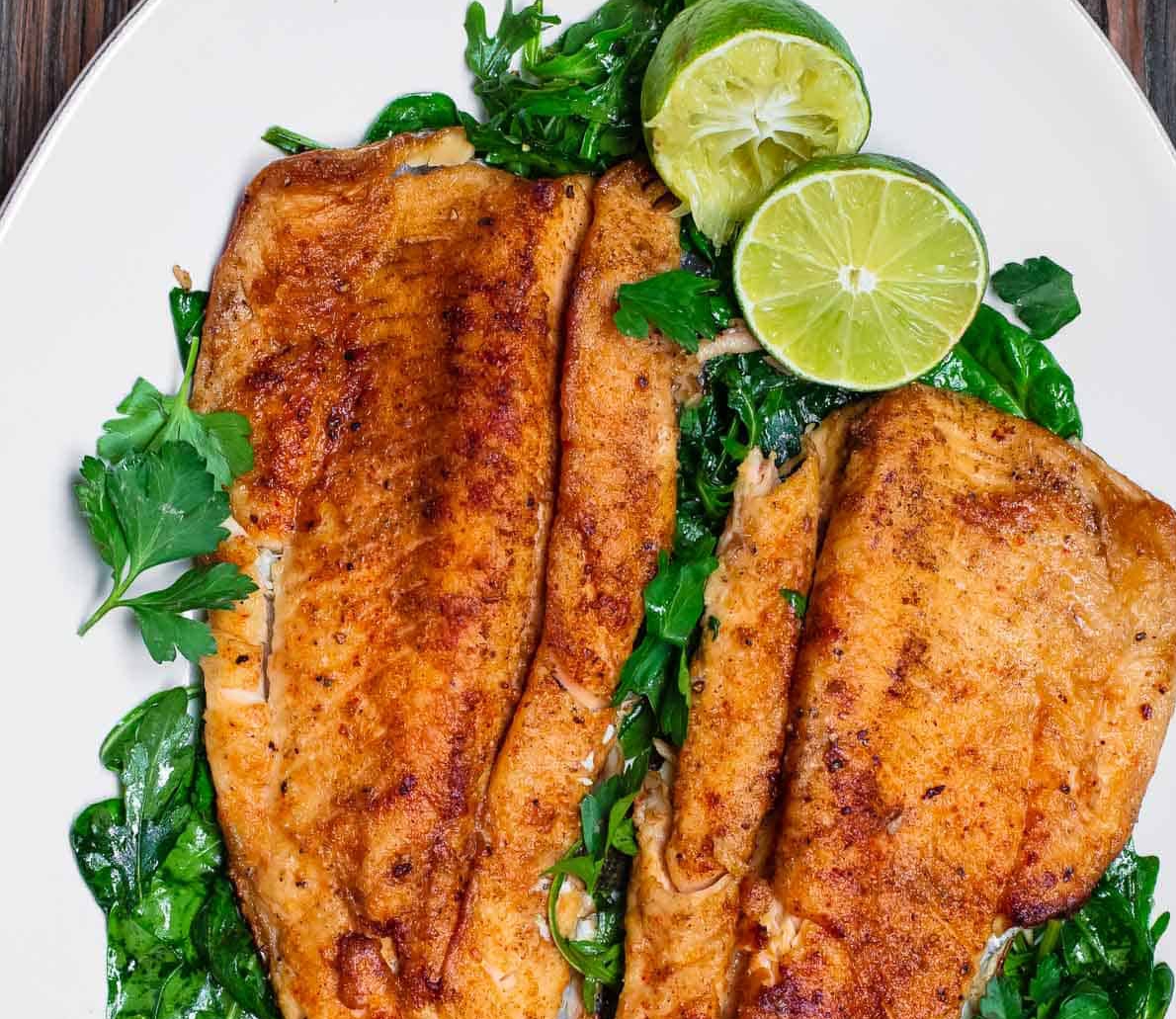 MEDITERRANEAN PAN-SEARED TROUT | Aquaculture Association of Nova Scotia